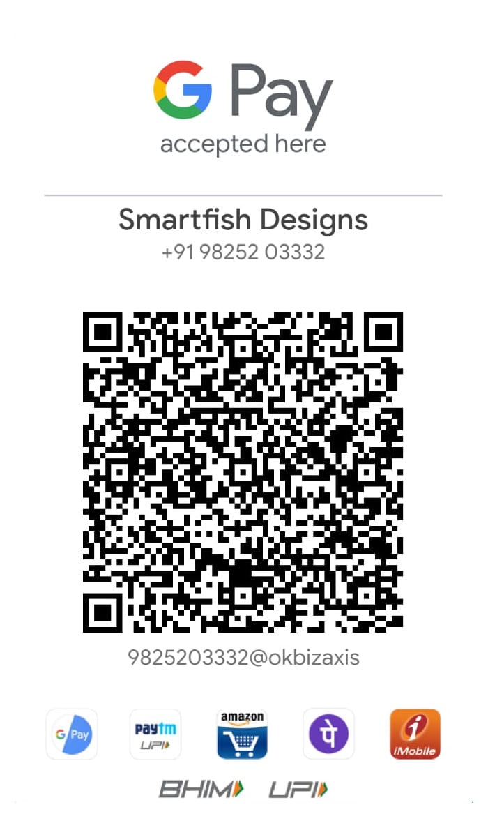 Payment Options - SmartFish Designs, Ahmedabad, India